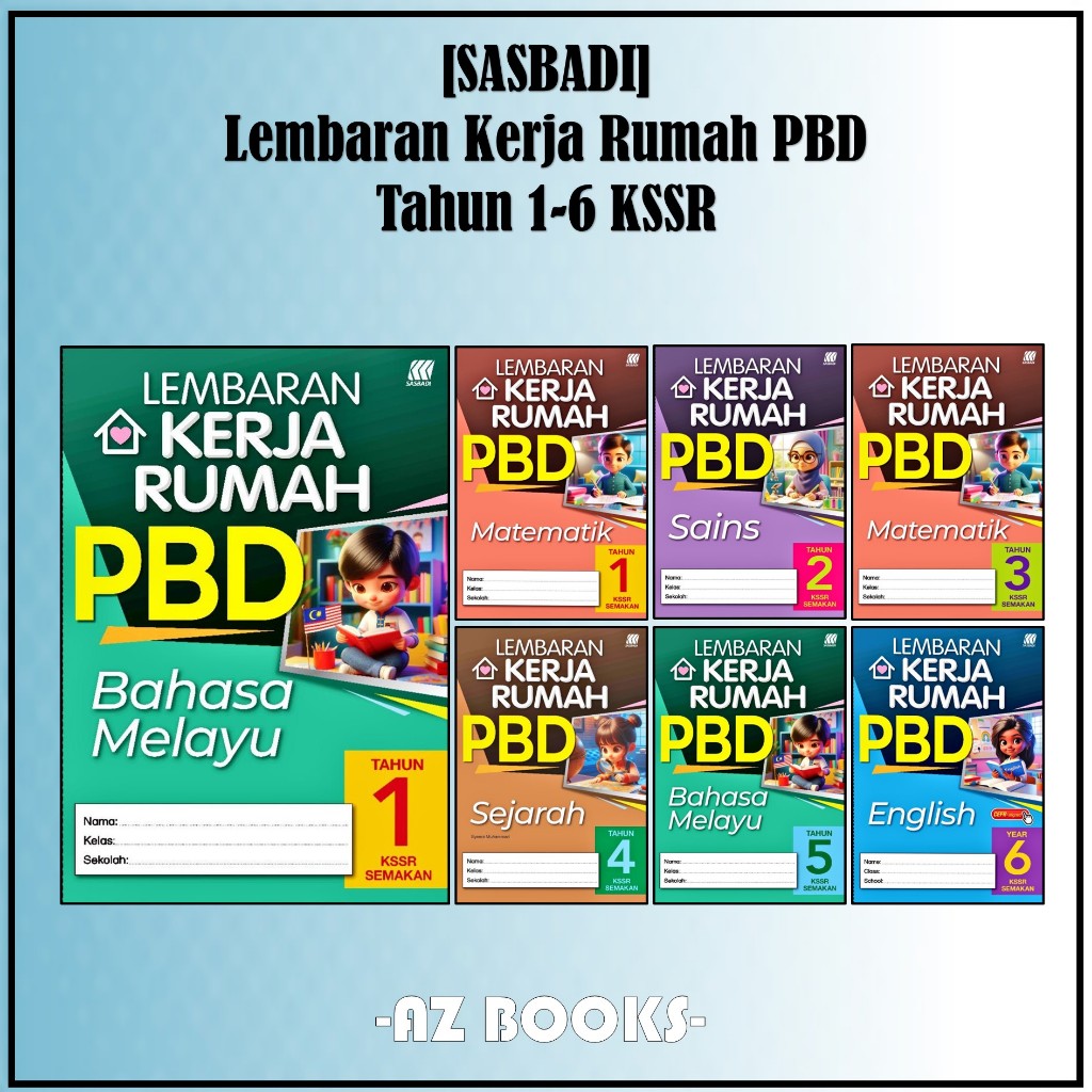 [Guarantee] Sasbadi - 2024 PBD House Work Sheet In 1,2,3,4,5,6 KSSR ...