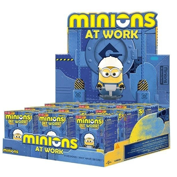 PopMart Minion at Works Stuart Jerry Dave Phil Bob Minion Construction ...