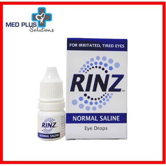 Rinz Normal Saline Eye Drops 5ml (EXP:2/2027) | Shopee Singapore