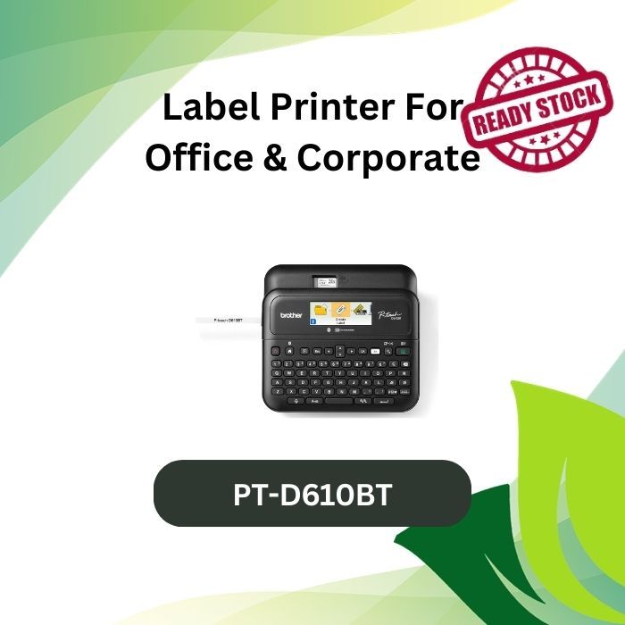 Brother PT-D610BT Portable Handheld P-Touch Labelling Machine PC Link ...
