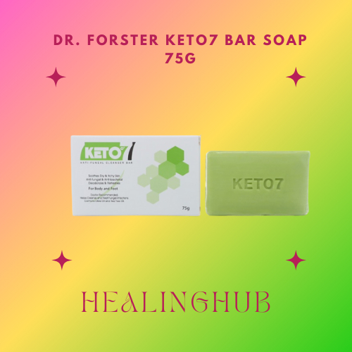 DR. FORSTER KETO7 BAR SOAP 75G (ANTIFUNGAL SOAP) | Shopee Singapore