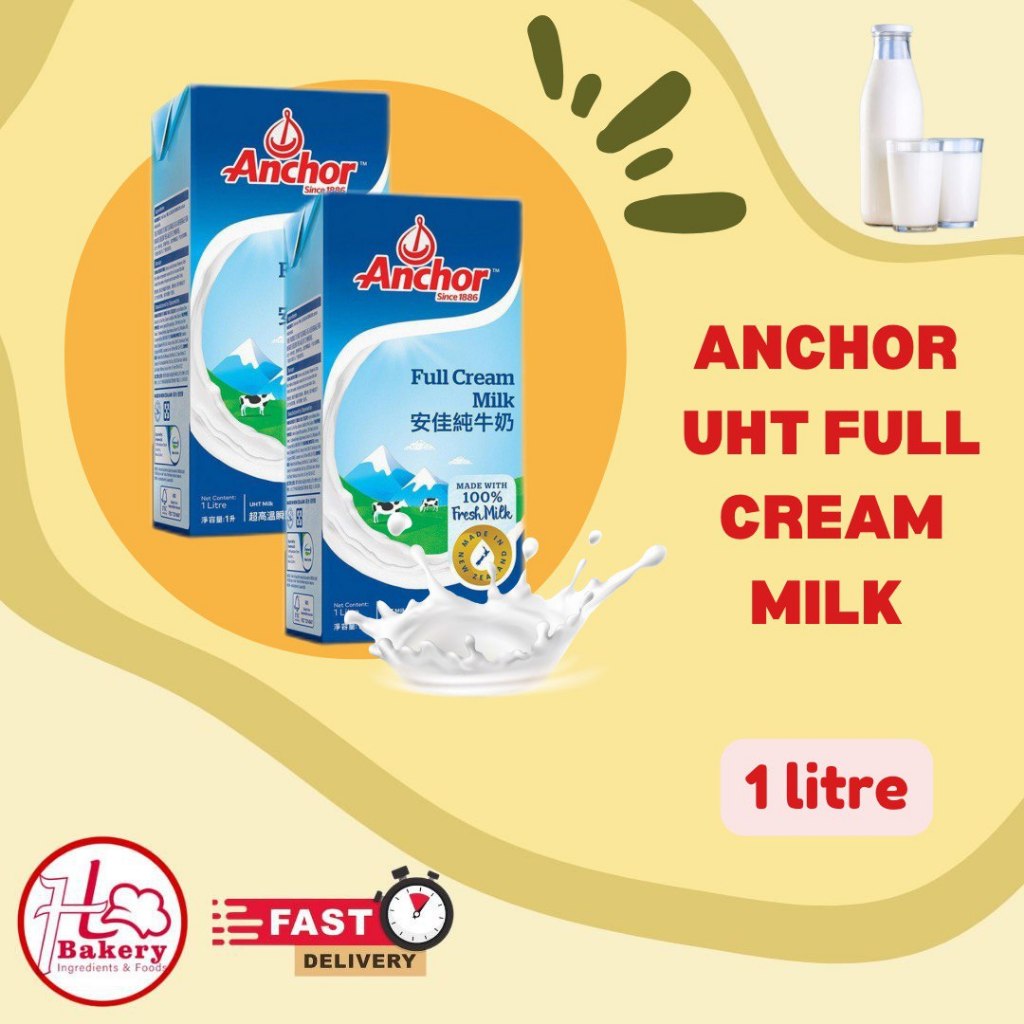 ANCHOR UHT FULL CREAM MILK 1 LITRE | Shopee Singapore