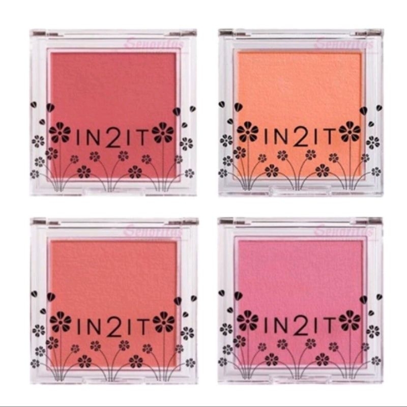 IN2IT Sheer Matte Blush/Shimmer Blush(Exp 2027) | Shopee Singapore