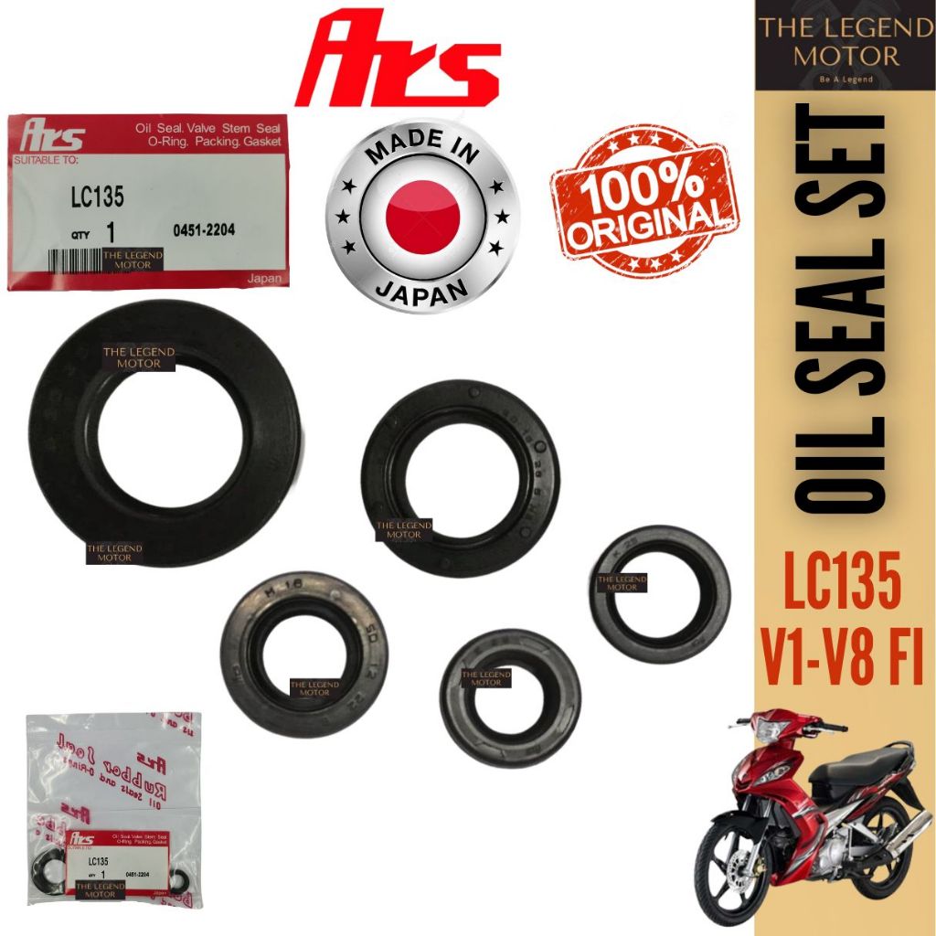 LC135 LC 135 4S 5S V1-V8 FI OIL SEAL SET ENGINE GASKET ORING BUSH GETAH ENJIN O RING ARS ...