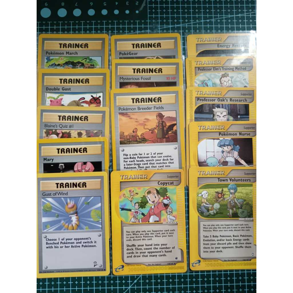 POKEMON VINTAGE TCG CARD TRAINER COLLECTION!! ! English!! | Shopee ...