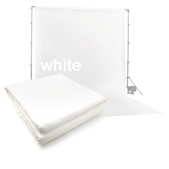 Studio Green Screen Muslin Cotton Fabric White Color Backdrop ...