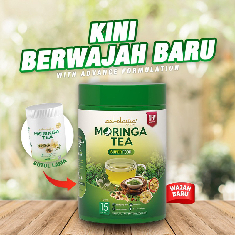 Moringa AD DAWA Tea Organic Moringa Oleifera SUPERFOOD Premium Grade ...