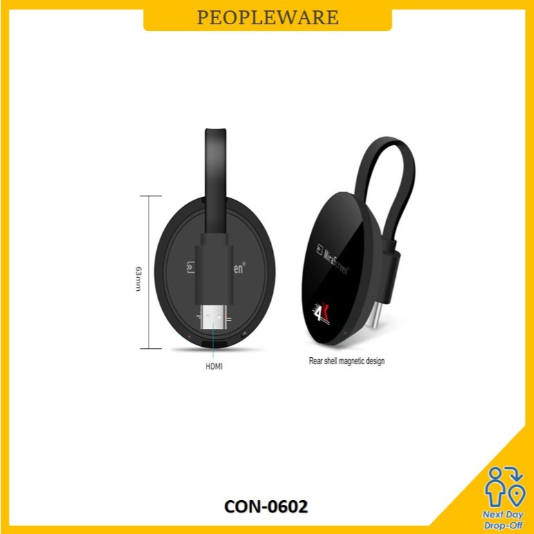 Mirascreen G7 Plus 4k HDMI wifi Wireless Display 2.4G / Airplay Miracast TV display receiver ...