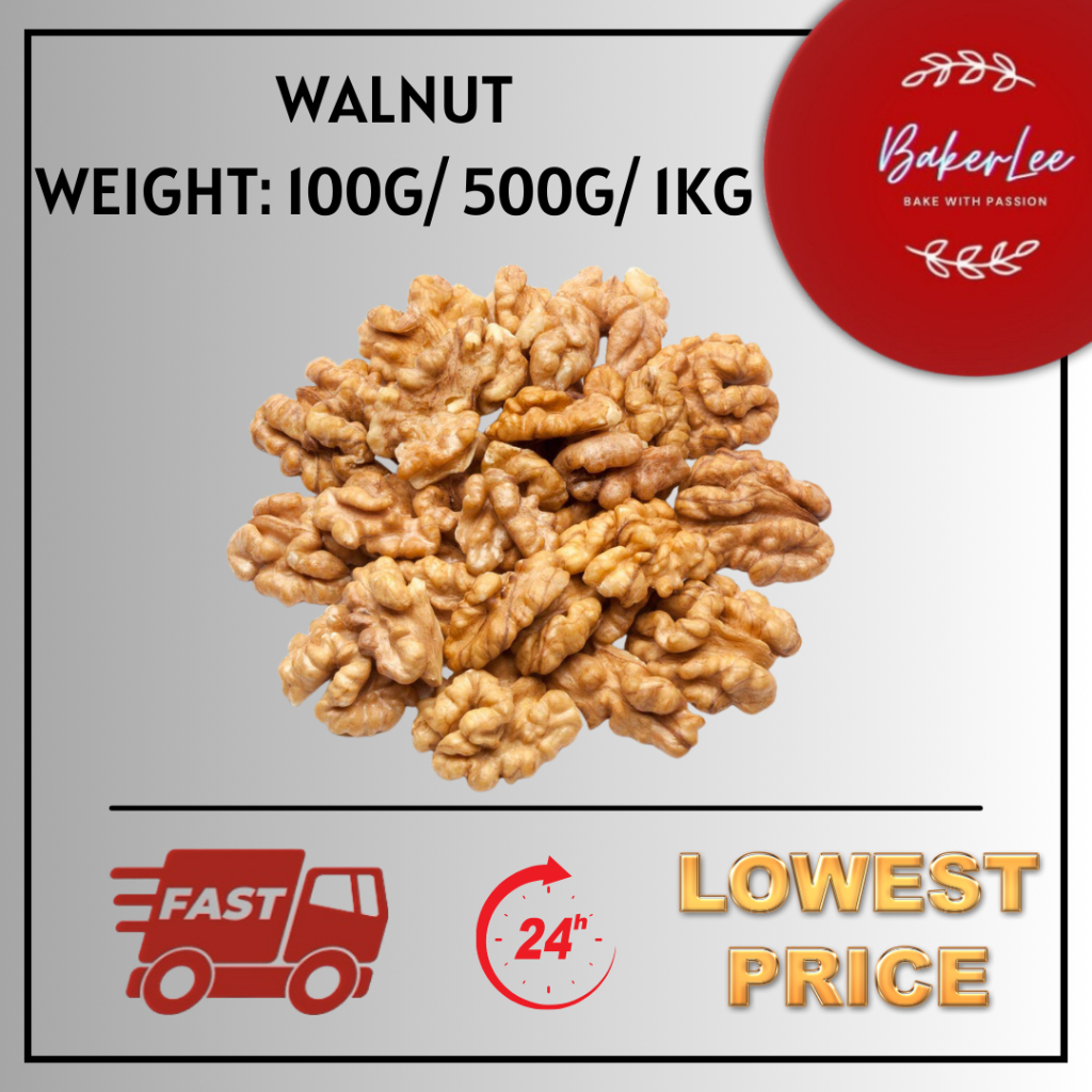 Walnut USA / RAW WALNUT NUTS PREMIUM QUALITY [100G 500G 1KG] 核桃 ...
