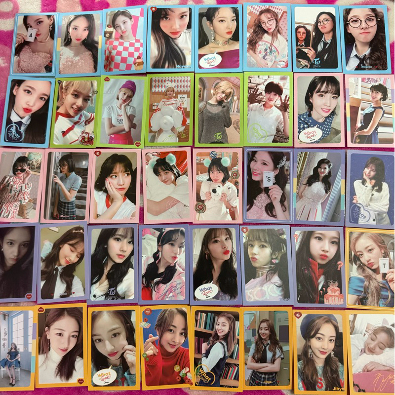 TWICE What Is Love WIL Official Photocard Nayeon Jeongyeon Momo Sana Jihyo | Shopee Singapore