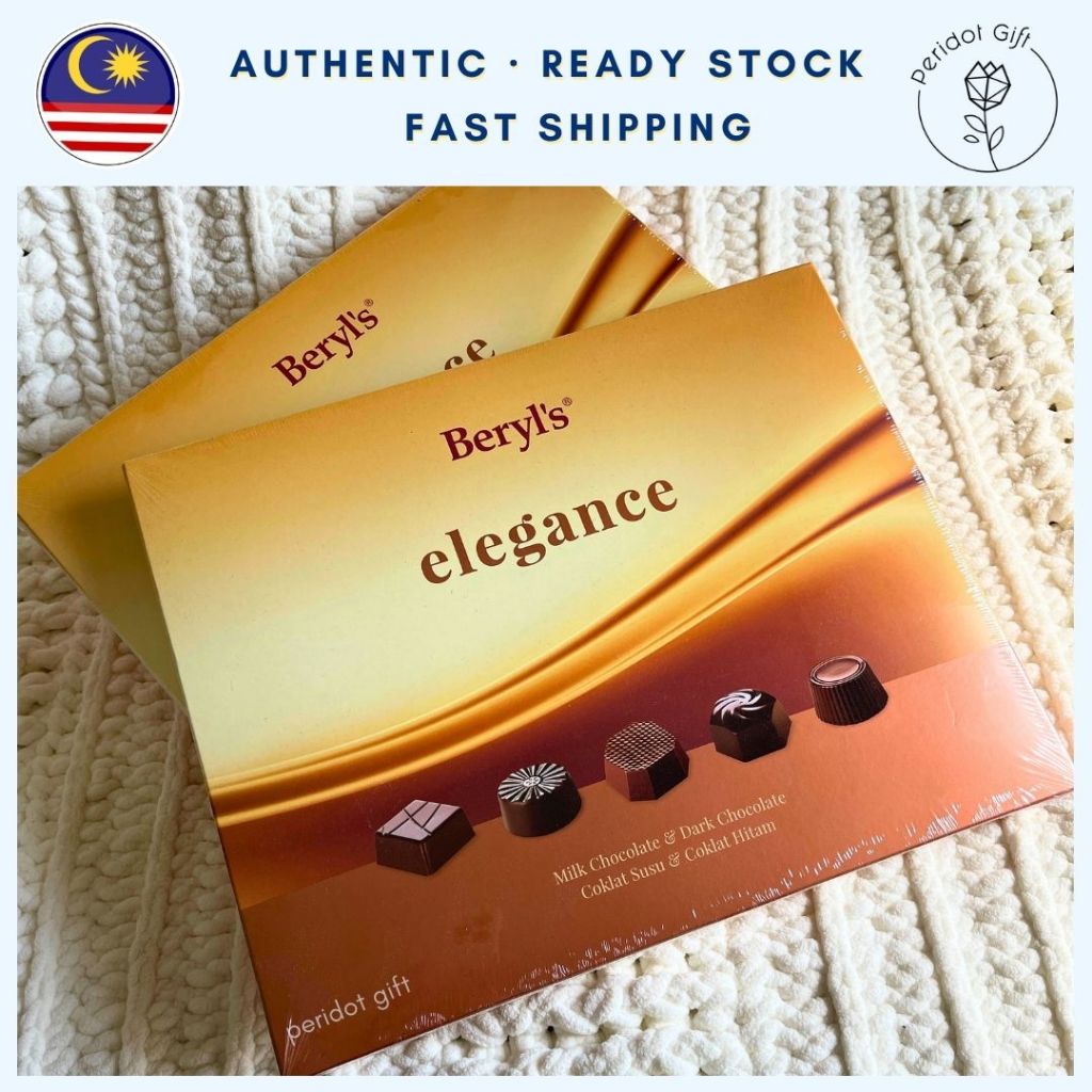Beryl's Elegance 160g Box - Milk Choc & Dark Chocolate HALAL coklat ...
