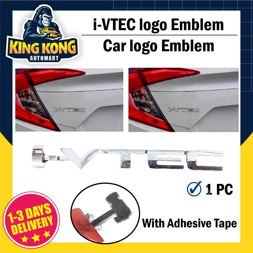 I-VTEC Letter Logo Sticker Emblem Badge Honda iVTEC Civic Odyssey ...