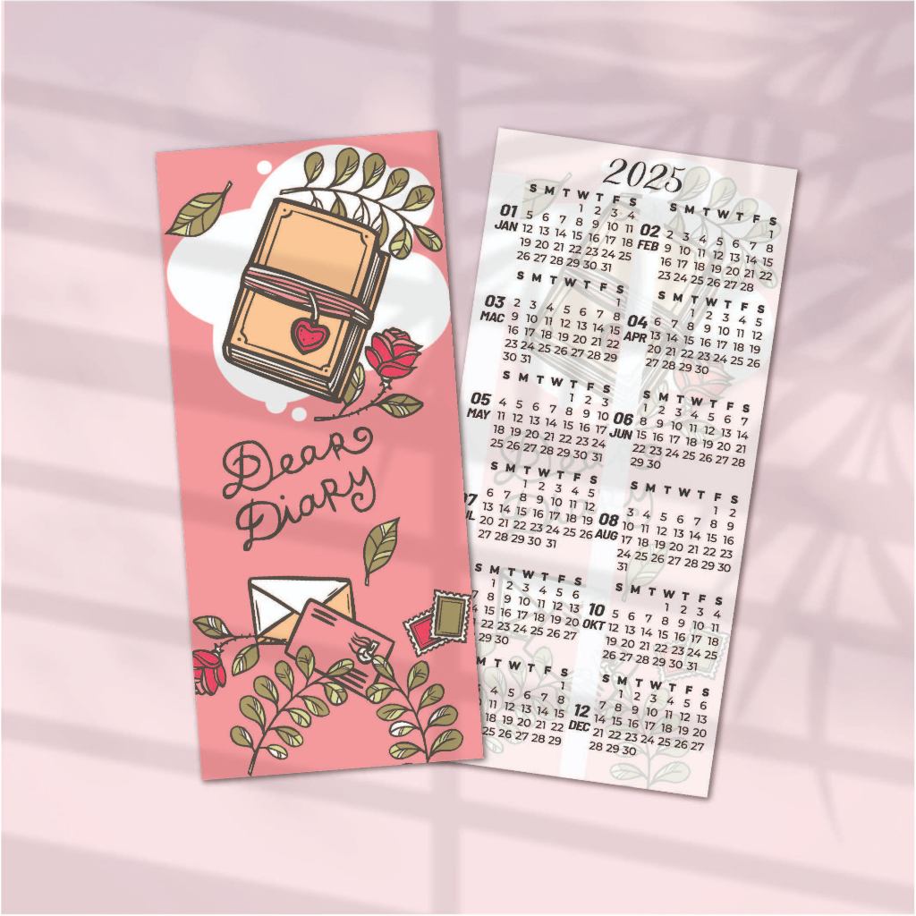 CALENDAR 2025/KALENDAR 2025 BOOKMARK / DOORGIFT / / STUDENT / TEACHER ...