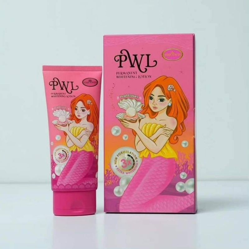 PWL 3x EXTRA WHITENING PERMANENT WHITENING LOTION 50/100g | Shopee ...