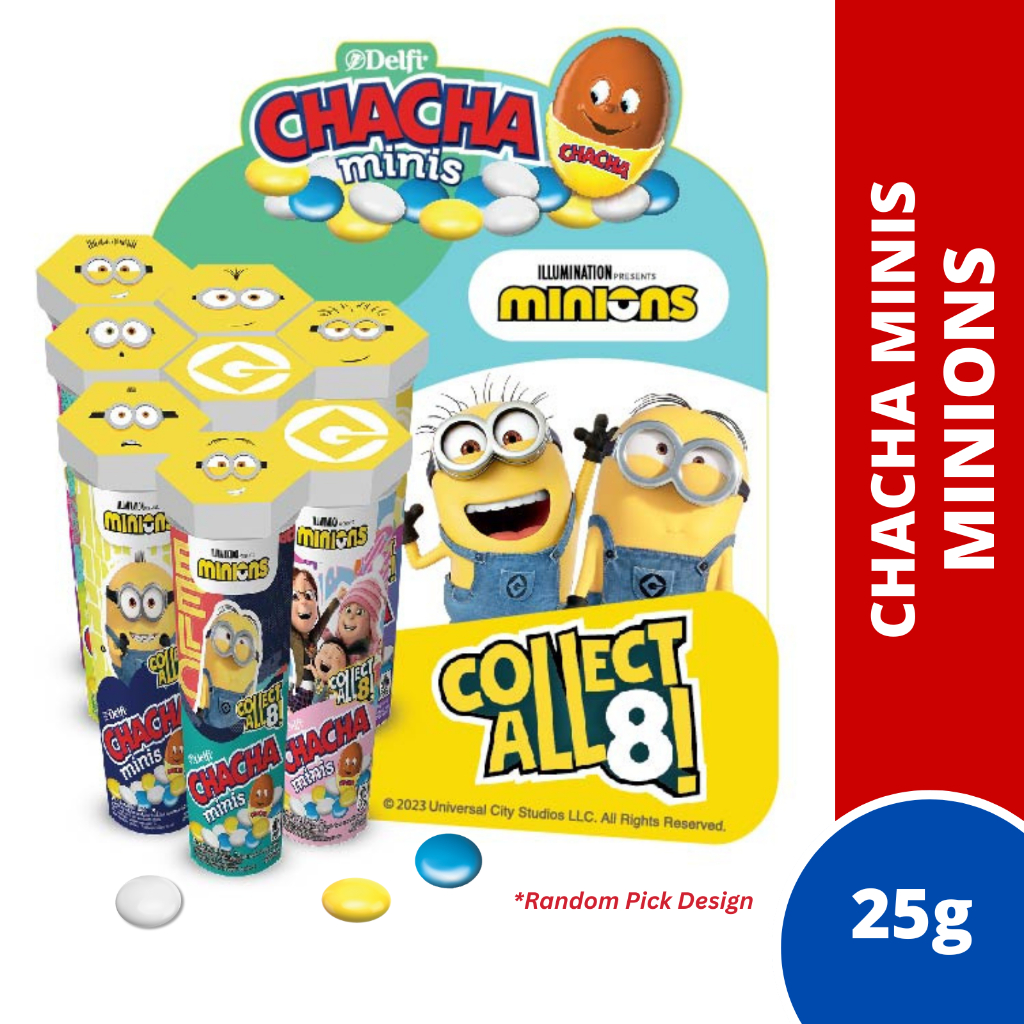 [Limited Edition] Delfi Chacha Minis Minions 25g (Randomly Picked ...