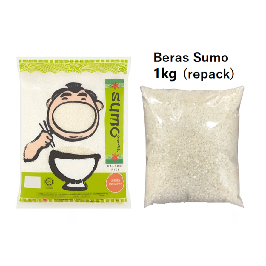 Beras SUMO - baby rice pack 1kg / 500g | Shopee Singapore