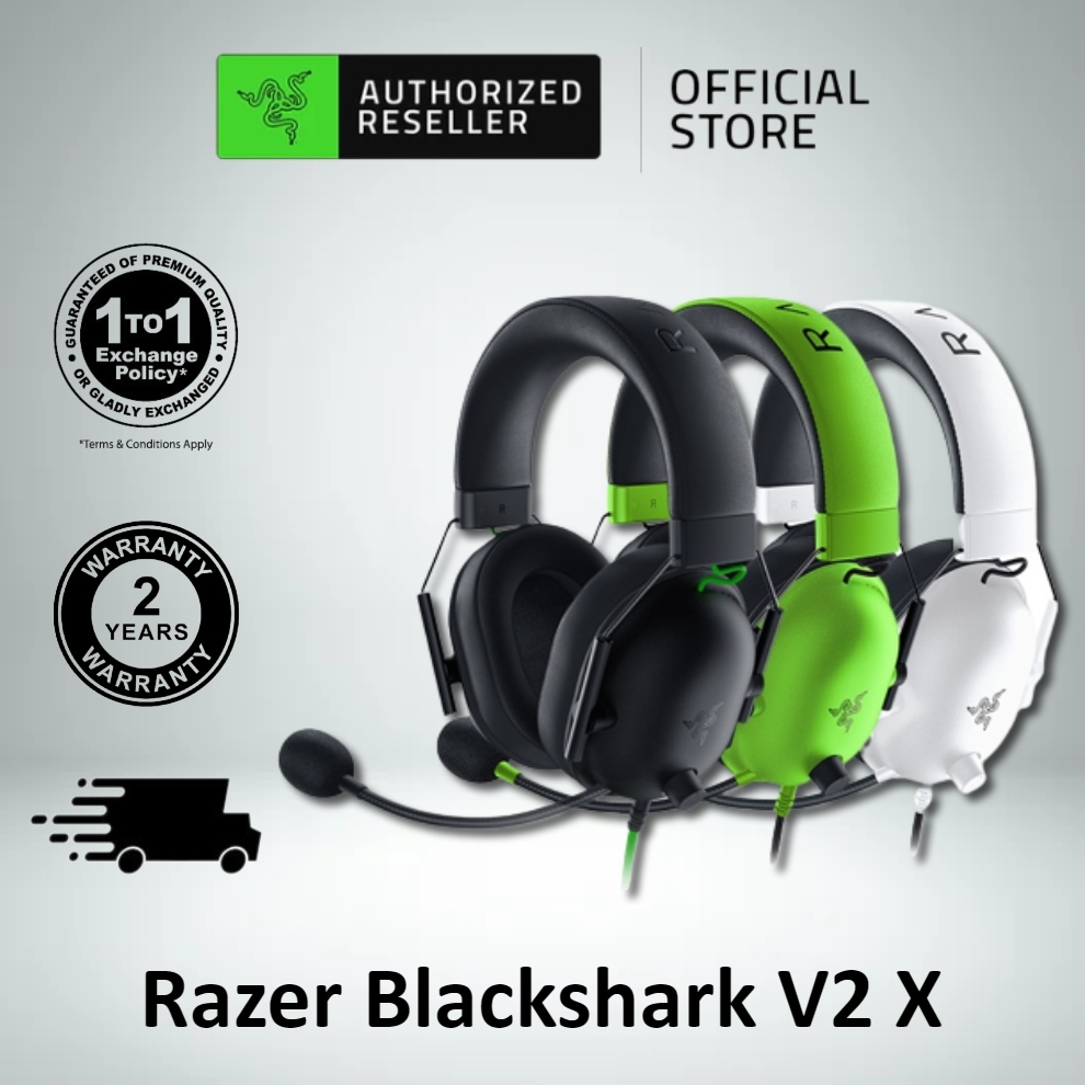 Razer BlackShark V2 X Multi-Platform Wired E-Sports Gaming Headset ...