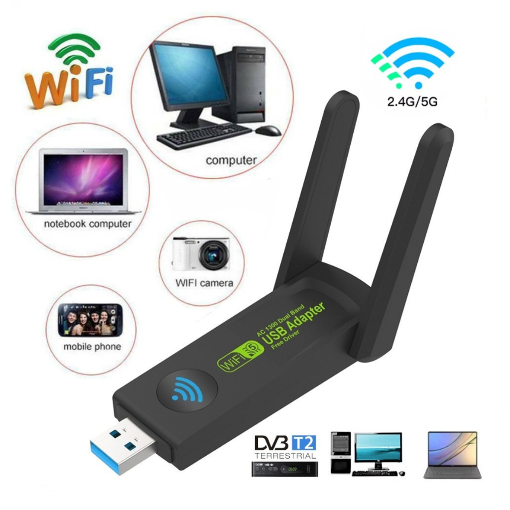 Dual Brand USB WIFI Adapter 2.4GHz 150mbps Dual Antenna for PC Laptop ...