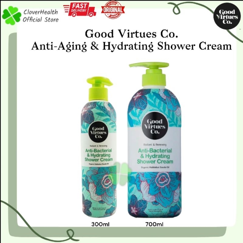 Good Virtues Co. GVC Anti-Bacterial & Hydrating Shower Cream 300ml ...