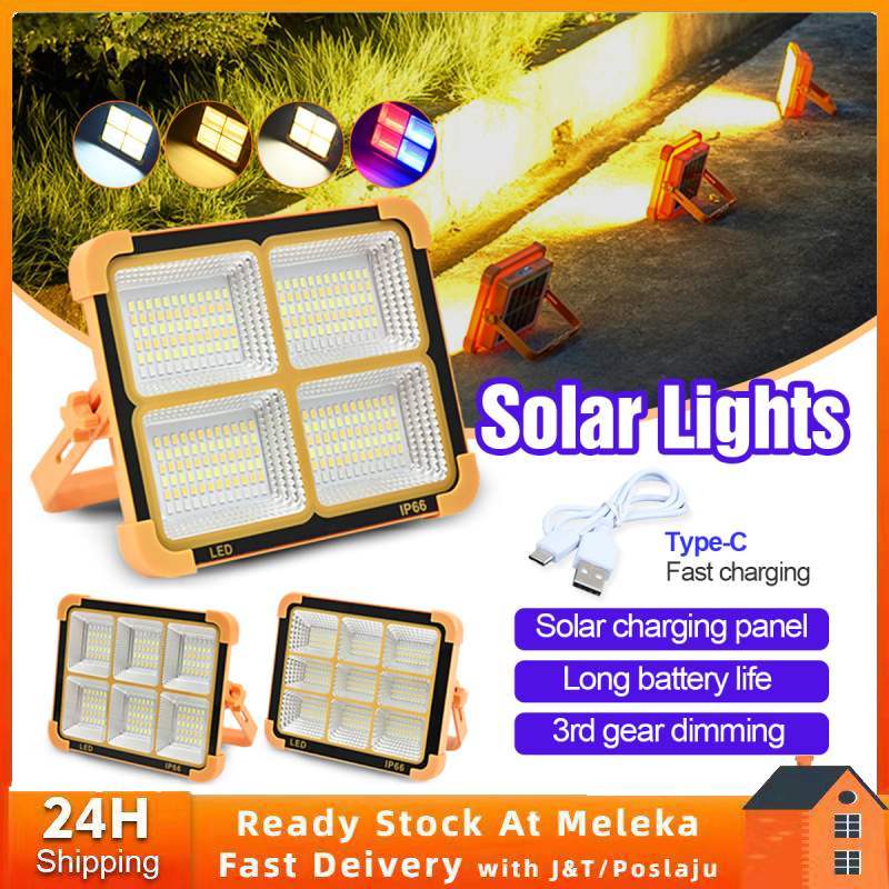 6000W Solar Light Charge Outdoor LED Work Light USB Rechargeable ...