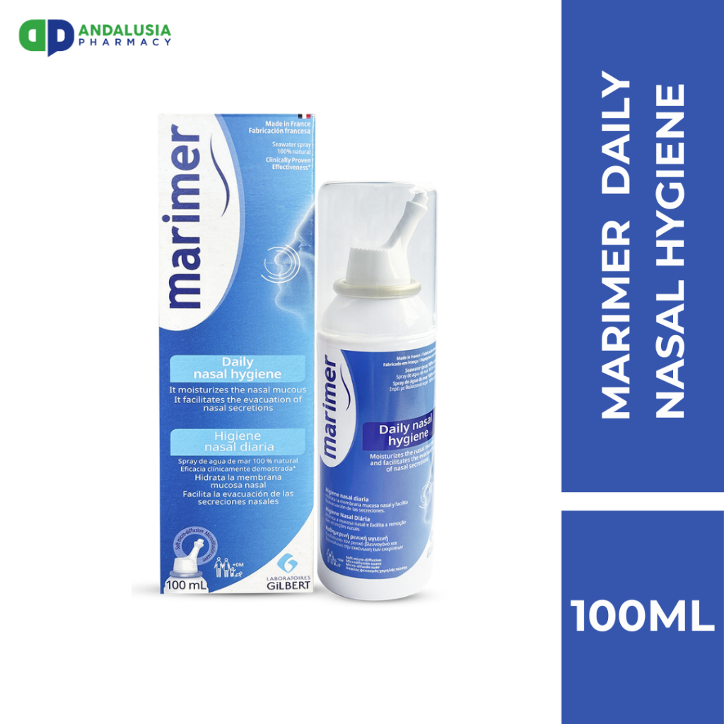 MARIMER ISOTONIC HYGIENE NASAL SPRAY 100ML | Shopee Singapore