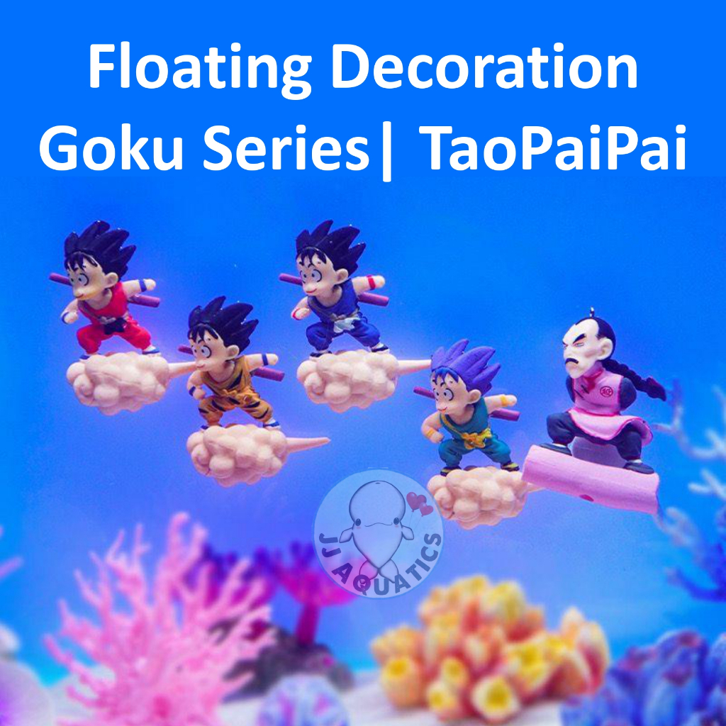 Floating Aquarium Decoration Dragon Ball Goku Wukong Series Tao Pai Pai ...