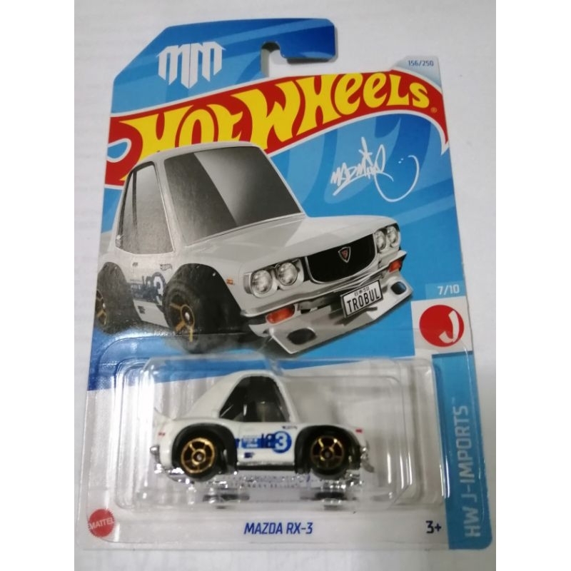 Hotwheels Mazda RX-3 Tooned White Case N 2024 | Shopee Singapore