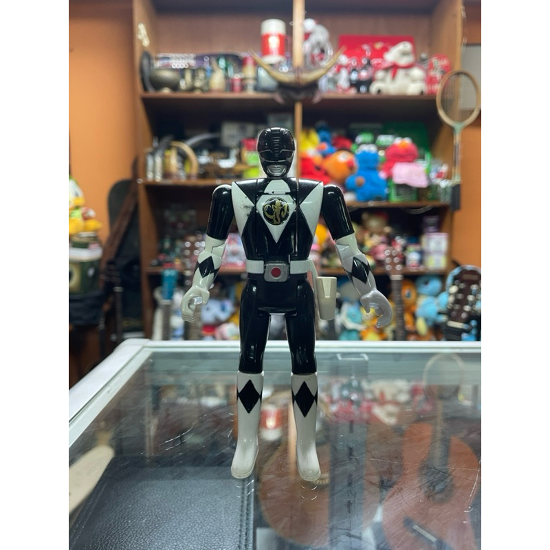 Mighty Morphin Power Rangers Black Ranger Flip Head Figure Bandai ...