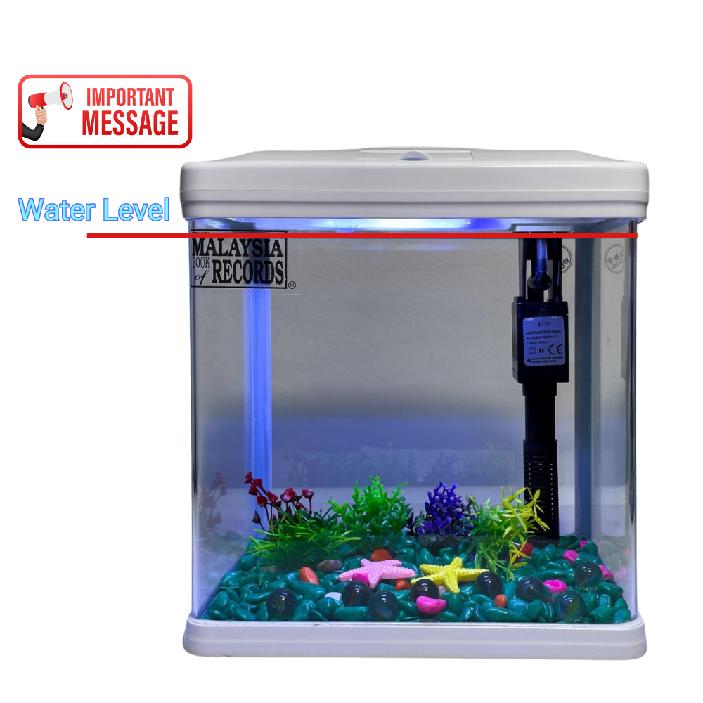 SOBO Mini Aquarium Fish Tank T-240F T-290F T-820F Set Pump Filter LED ...