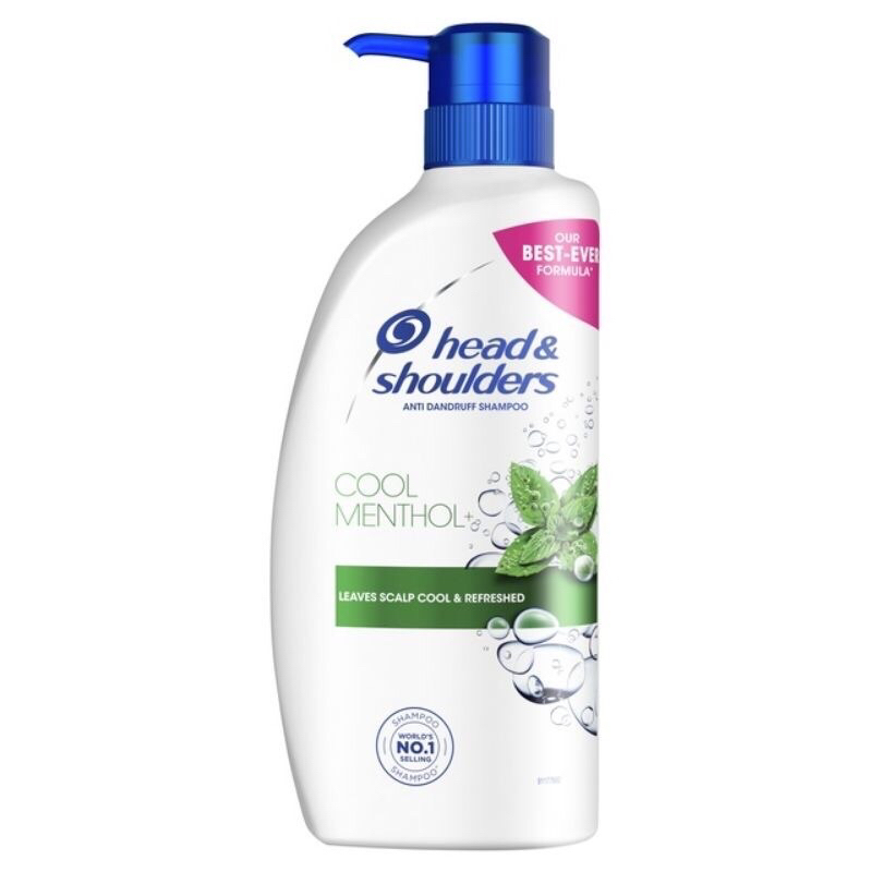 HEAD & SHOULDERS Cool Menthol Shampoo 750ml / 400ml | Shopee Singapore