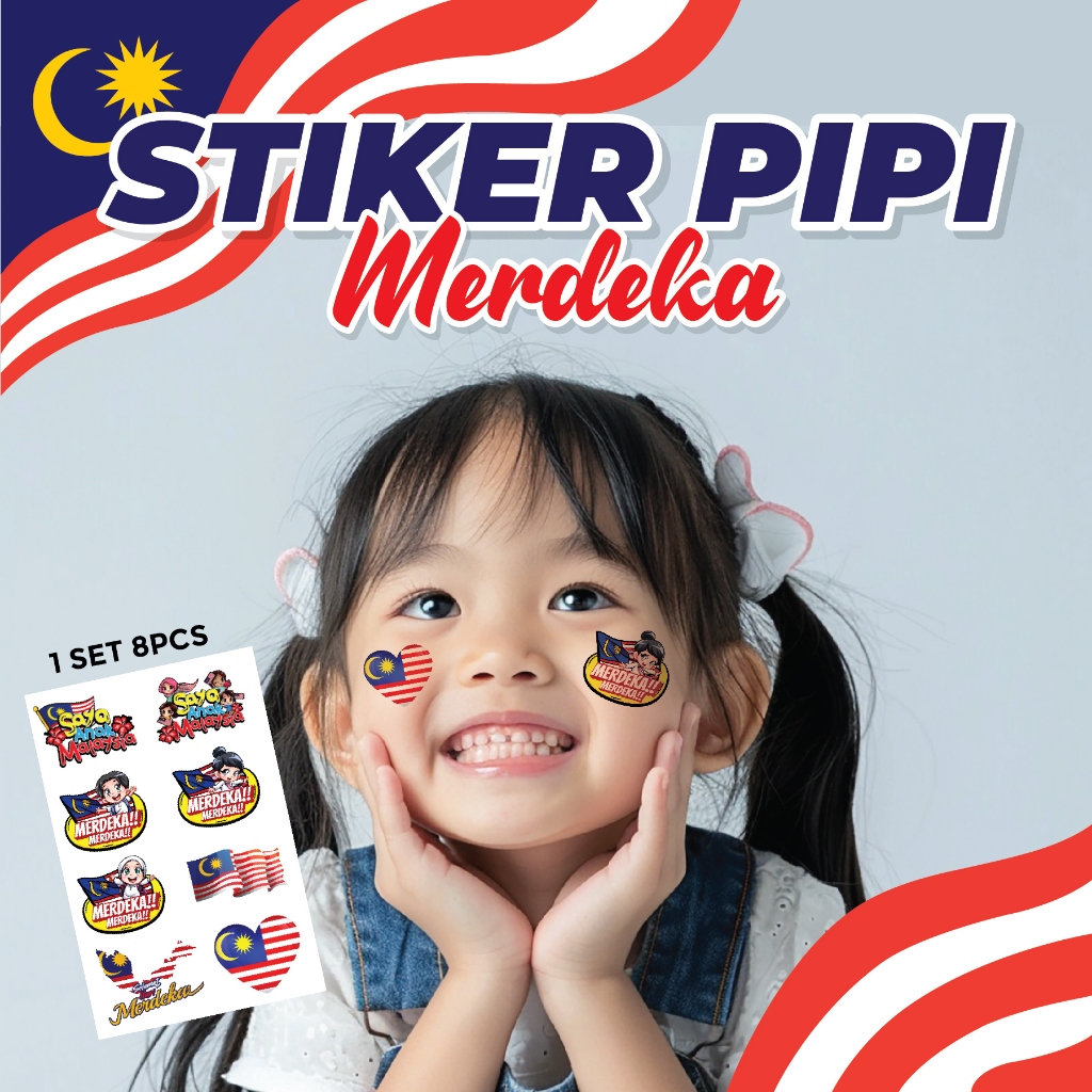 STIKER PIPI MERDEKA | Shopee Singapore