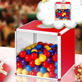 3 Size Acrylic Lucky Draw Box Lottery Prize Drawing Surprise Mystery ...