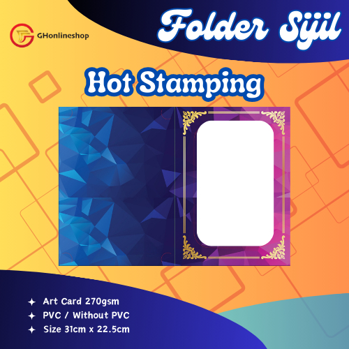 CERTIFICATE FOLDER/FOLDER SIJIL WITH HOT STAMPING | Shopee Singapore