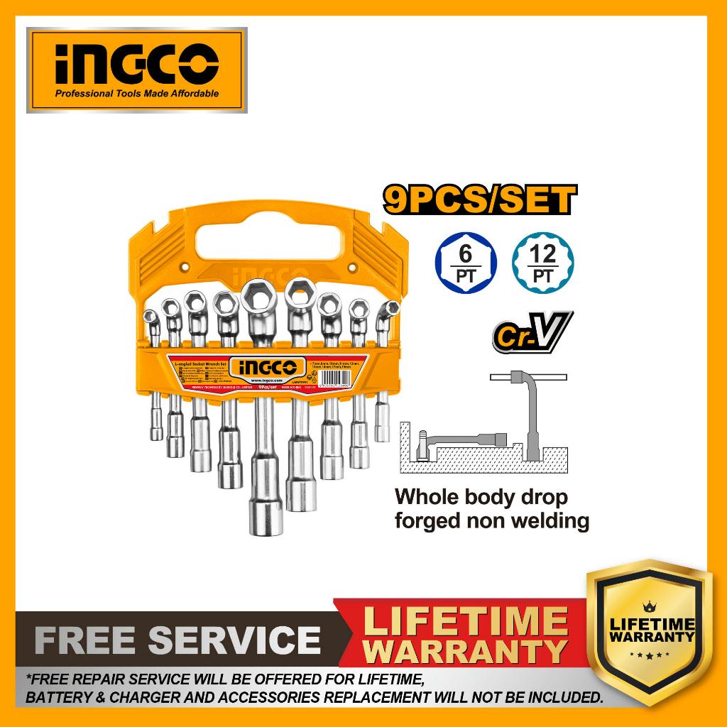 INGCO L-angled socket wrench set LASWT0901 | Shopee Singapore