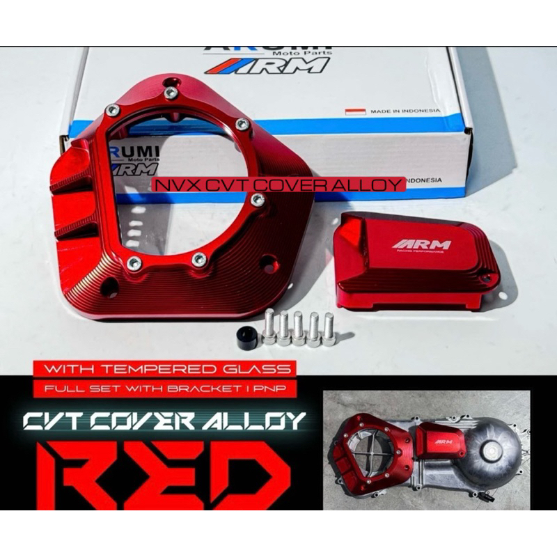 NVX155 V2 NMAX V2 CVT COVER SET CNC ARUMI OZR RACING CNC CVT COVER ...