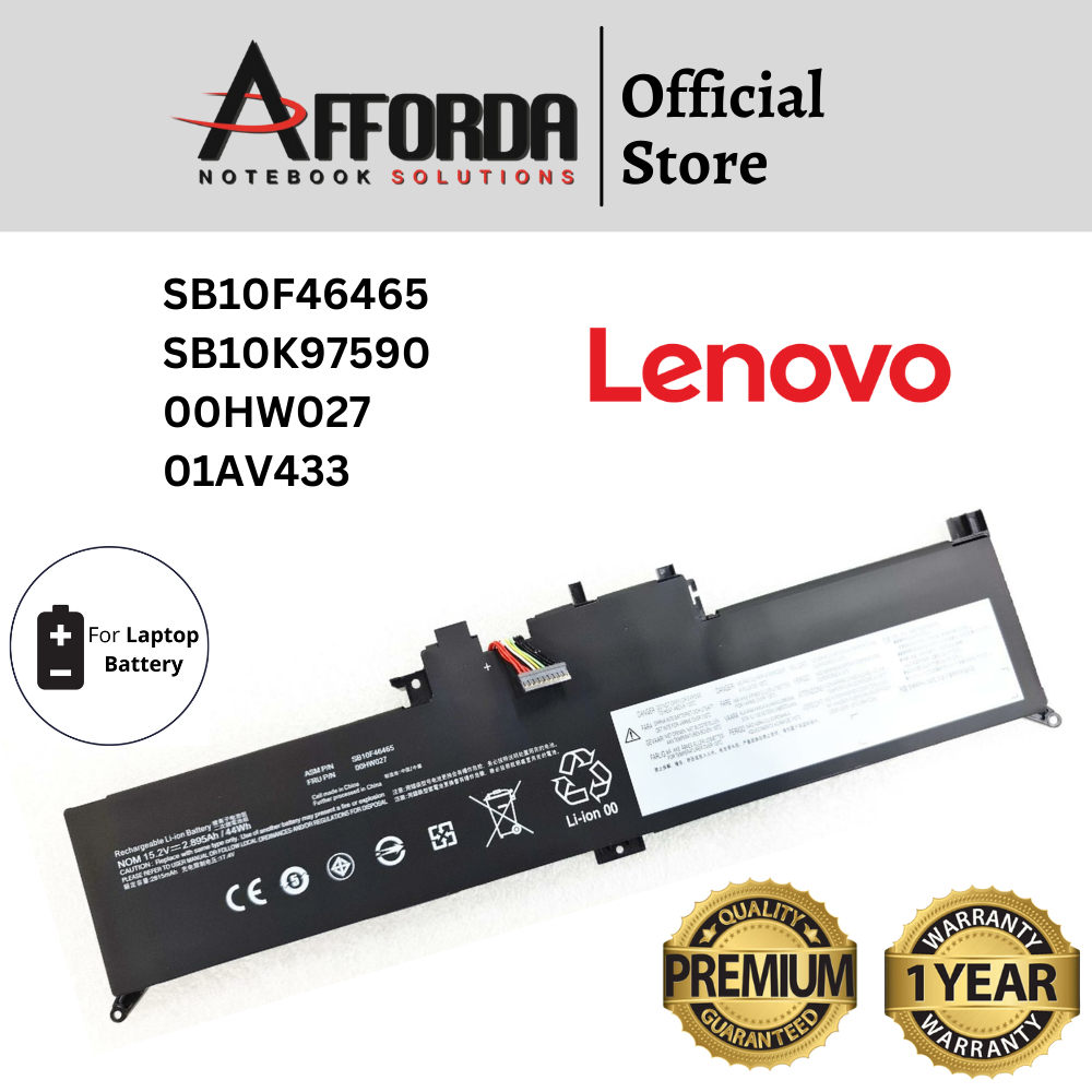 LENOVO THINKPAD YOGA 260 / 370 / X380 NOTEBOK BATTERY | Shopee Singapore