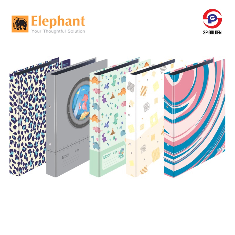 Elephant A4 2D Ring File 227E 228E Arch Folder (1pc) | Shopee Singapore