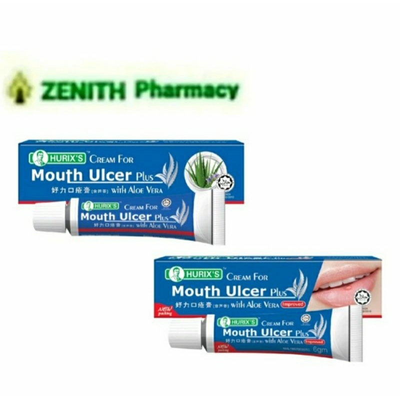 Hurix's Mouth Ulcer Plus Cream 5g | Shopee Singapore