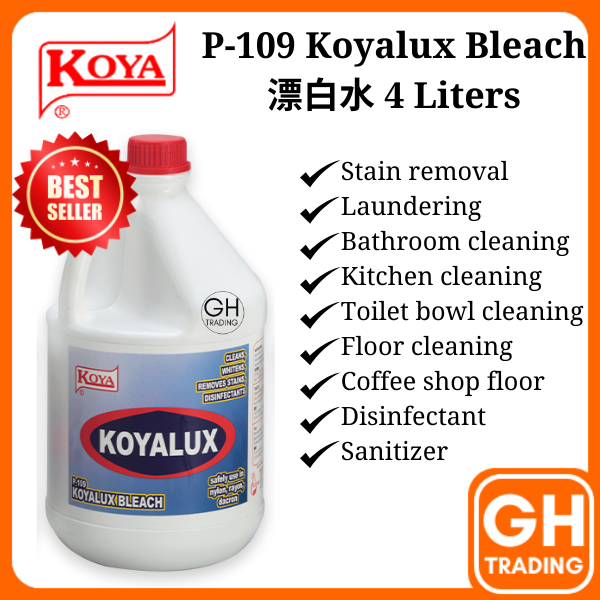 KOYA P-109 Floor Cleaner Stubborn Stain Remover Clothes Bleach 漂白水 ...