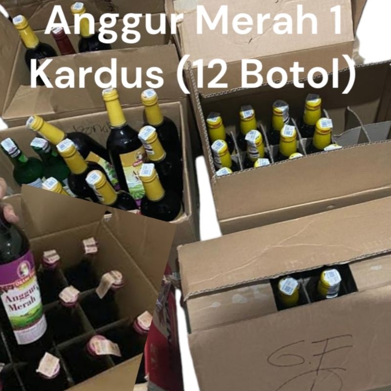 MERAH 1 Cardboard Red Wine (12 Bottles) | Shopee Singapore