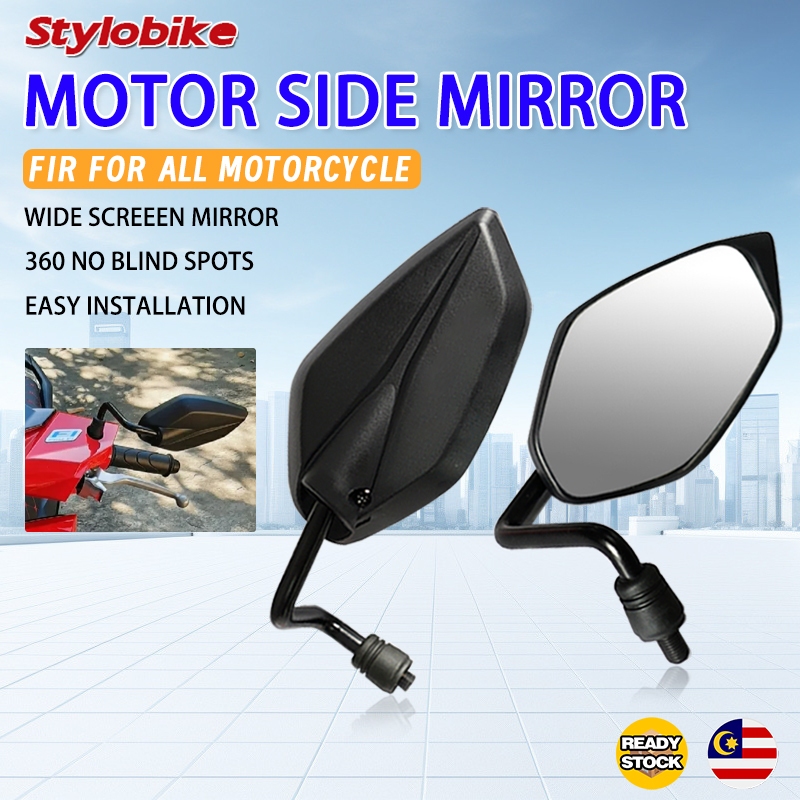 Yamaha Honda Side Mirror Rear View Mirrors Universal Rearview Mirror ...
