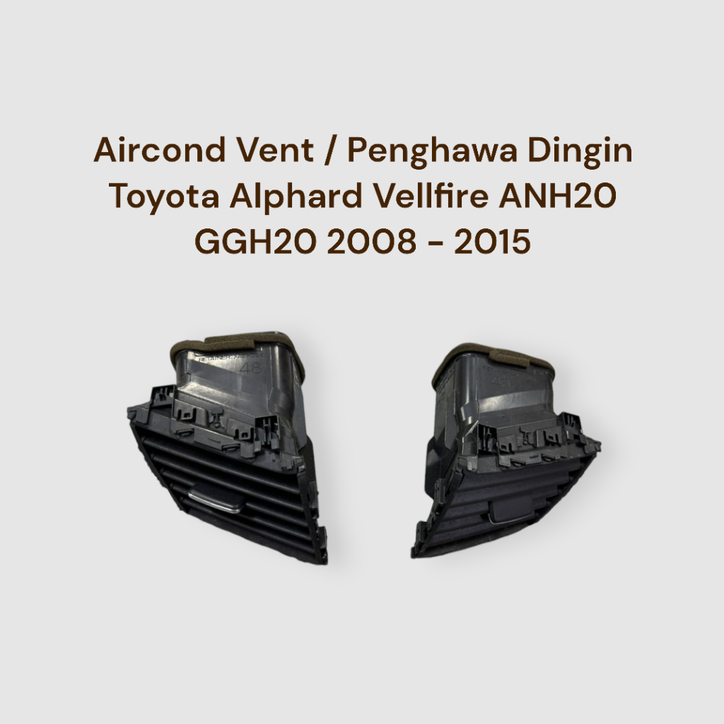 Aircond Vent/Air Conditioner Toyota Alphard Vellfire ANH20 GGH20 2008 ...