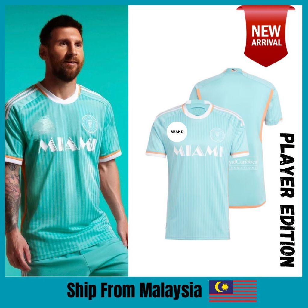 (PLAYER ISSUE X FANS ISSUE) Inter Miami 2024/25 Messi 3rd Third Kit ...