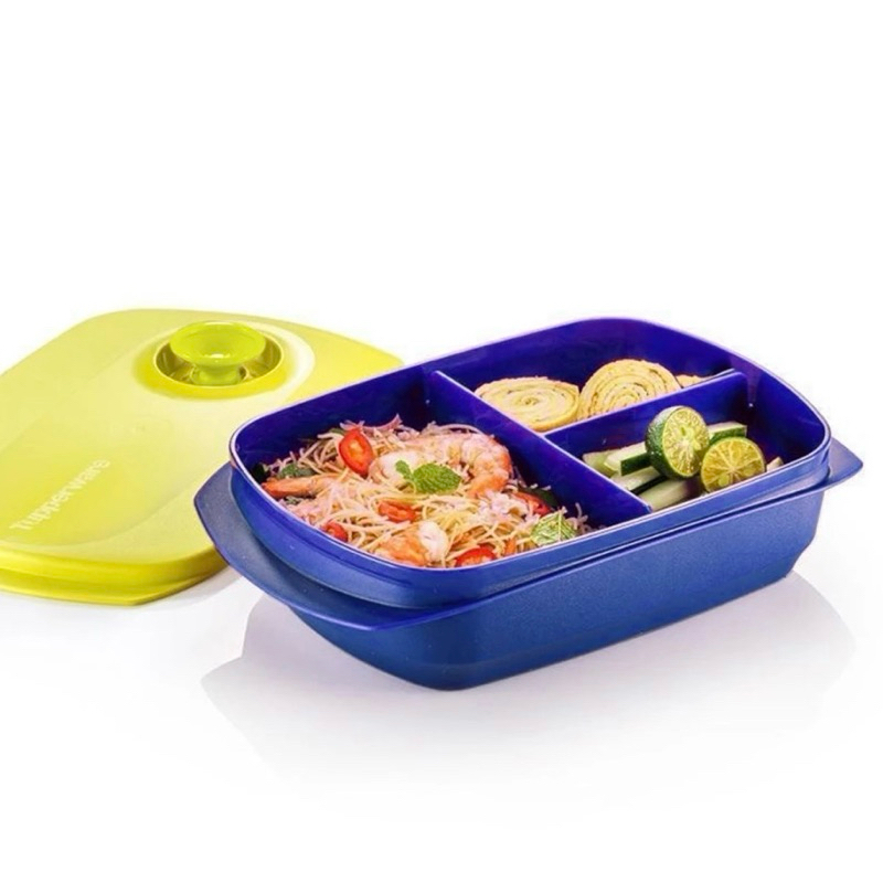 Tupperware reheatable divided lunch box (1pc) 1L | Shopee Singapore