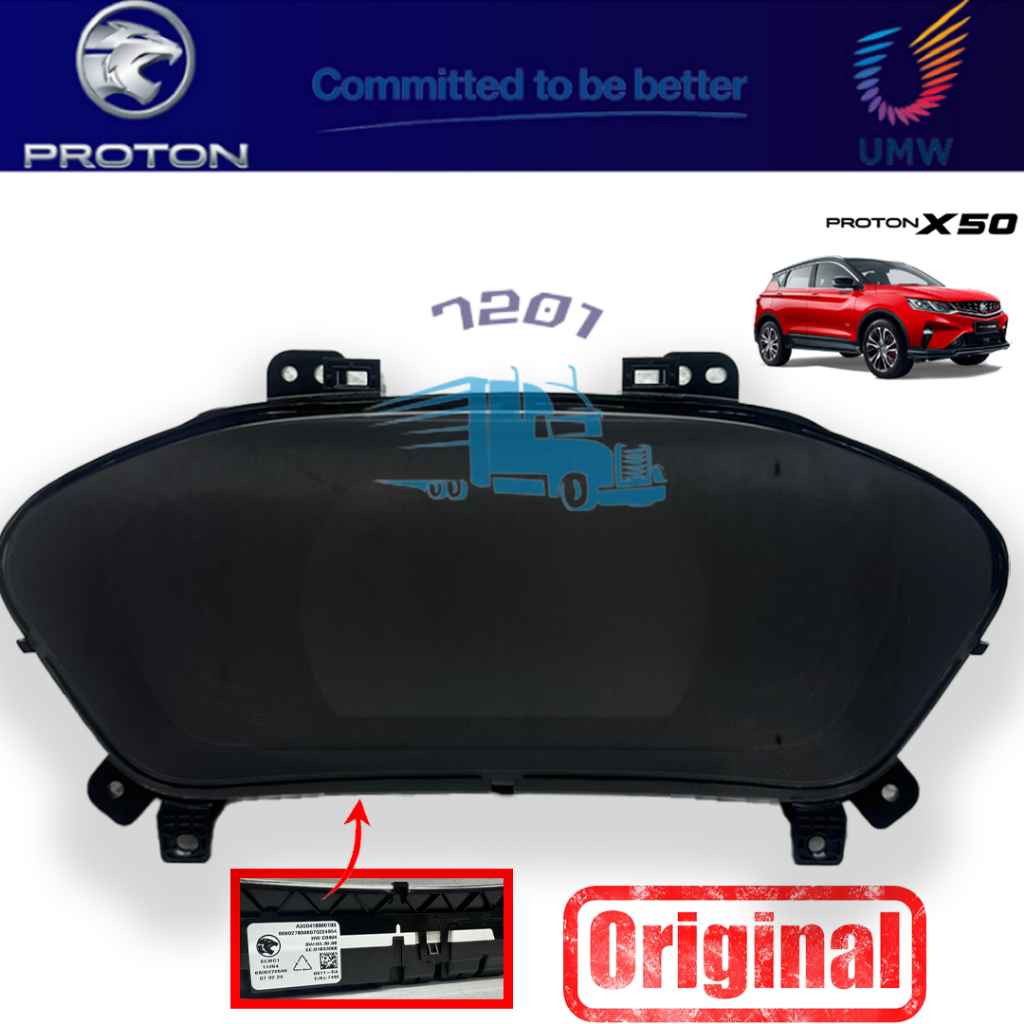 100 PROTON X50 DIGITAL METER ASSY SPEEDOMETER ASSY ( FULL SPEC ) (NEW ...