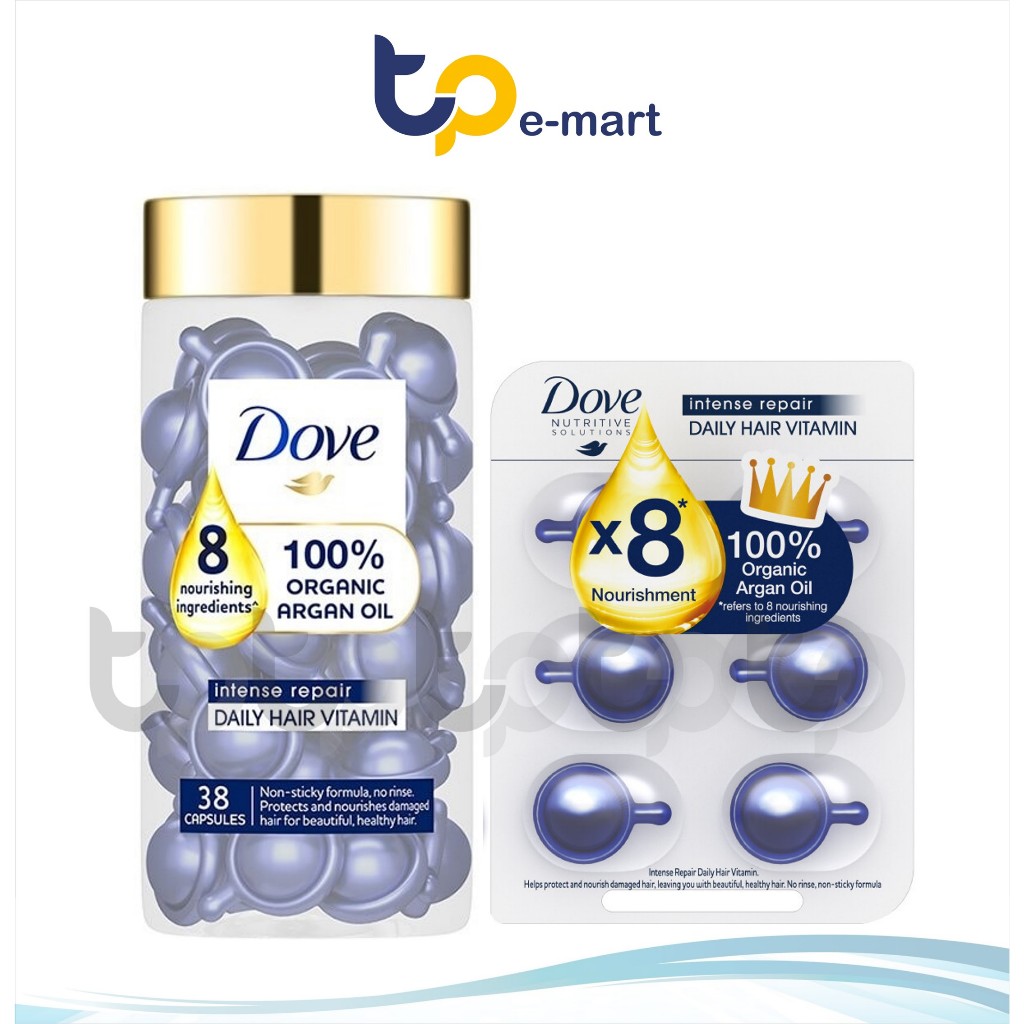 Dove Nutritive Solutions Intense Repair Vitamin Capsules 1ml x 6's/ 1ml ...