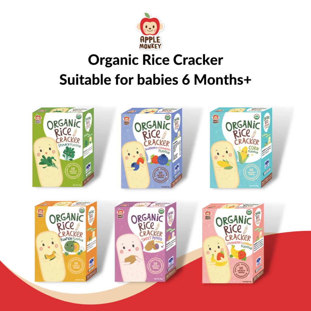 Organic Rice Cracker 30g (10 Sachet) | Shopee Singapore