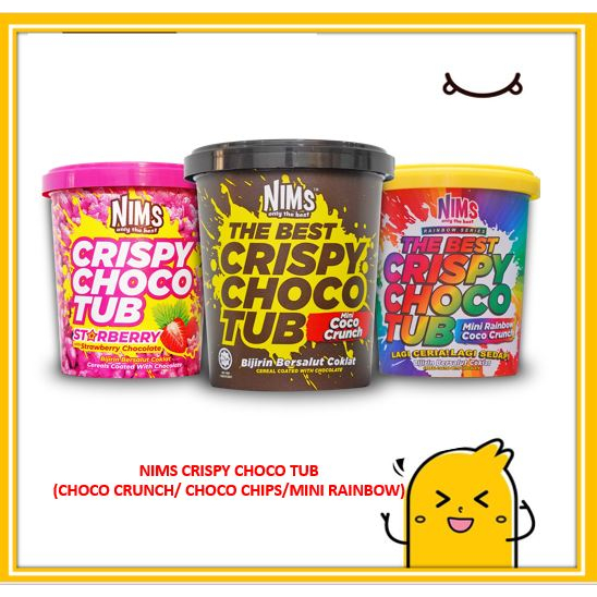 Nims Crispy Choco Tub Assorted Flavors 250G | Shopee Singapore