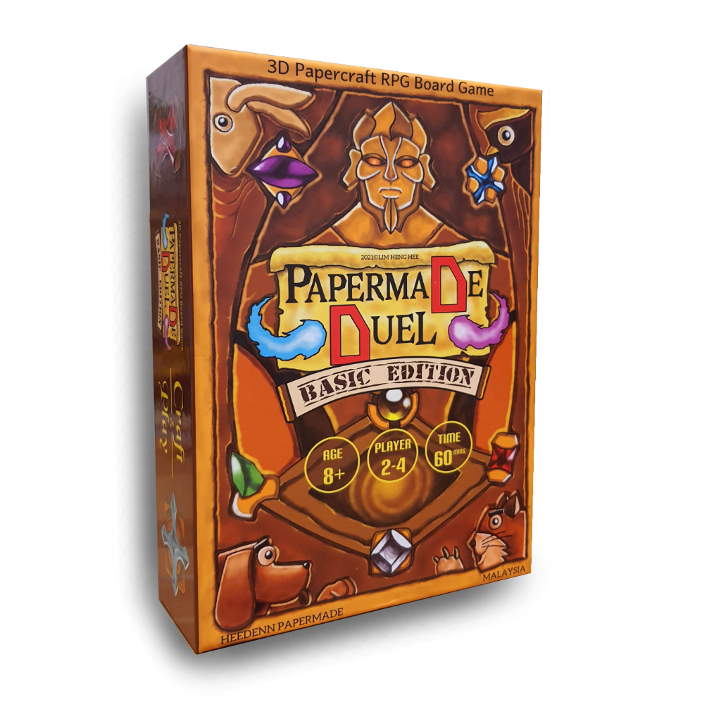 Papermade Duel Basic Edition: Collectible Papercraft Board Game Ages 8 ...