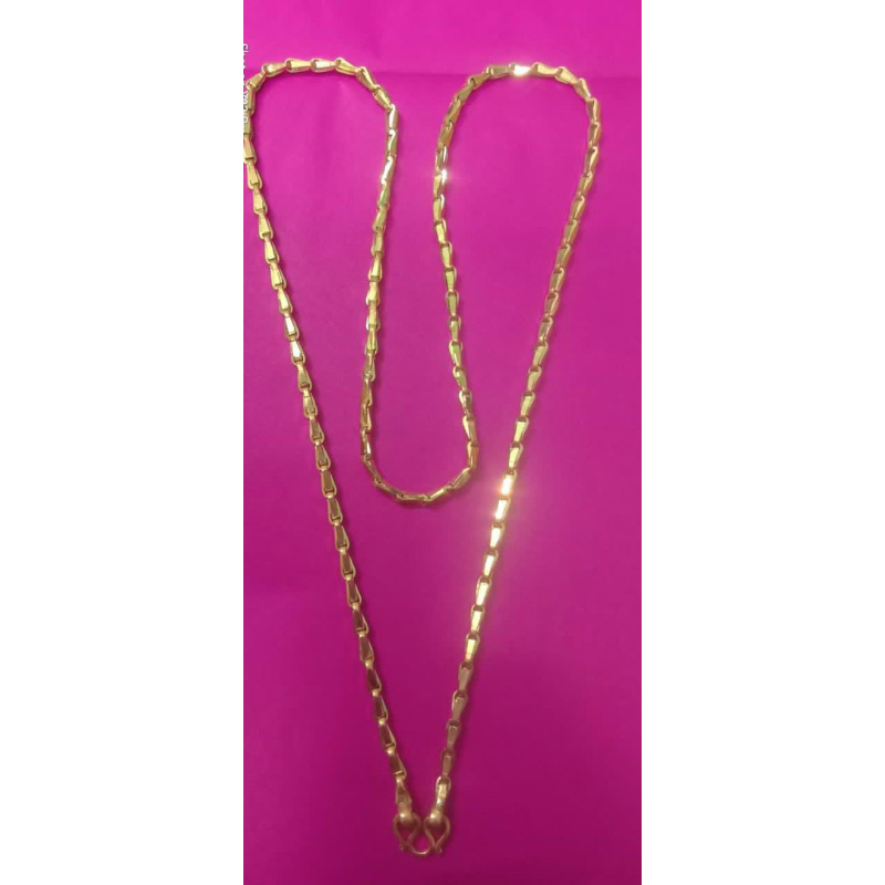 Indian impon daily wear chain 24” inch | Shopee Singapore